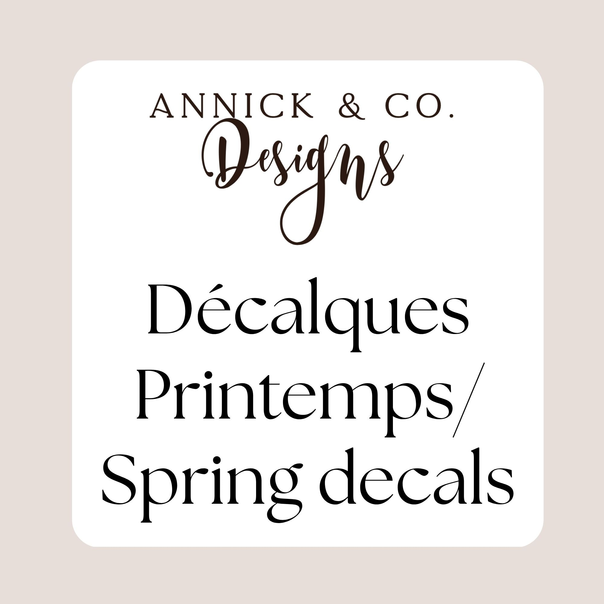 Spring and summer Decals – Page 3 – Annick & Co. Designs